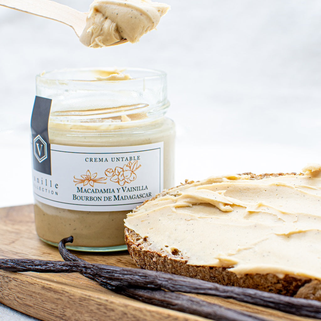 Crema untable de macadamia y vainilla | Vanille Bakery Lab